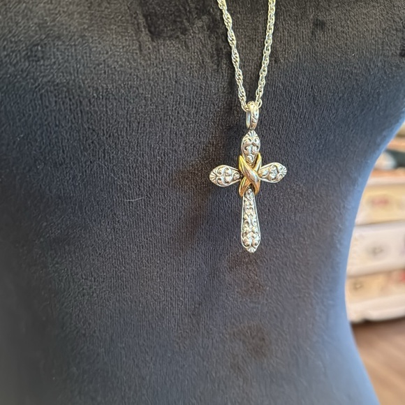 Premier Designs | Jewelry | Vintage Premiere Designs Silver Tone Cross ...